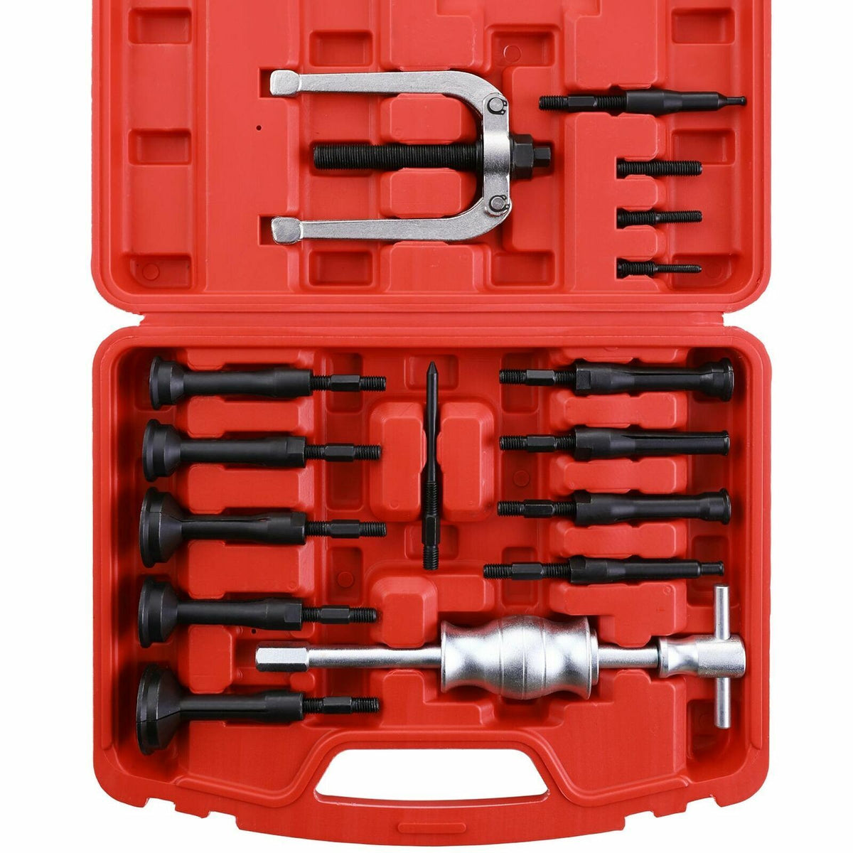 16 PC Bearing Extractor Set Inner Internal Blind Remover Bushes Puller ...